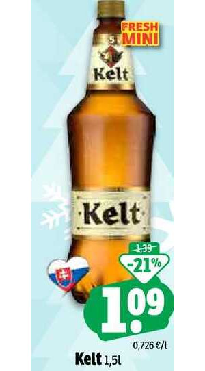 ARCHIV | Kelt 1,5l v akcii platné do: 31.12.2021 | Zlacnene.sk