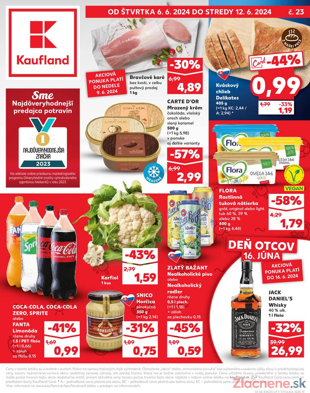 Leták Kaufland 6.6. - 12.6. - Bratislava-Patrónka - 1.strana | Zlacnene.sk