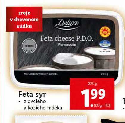 Feta syr 200 g v akcii | Zlacnene.sk