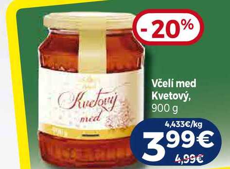 Včelí med Kvetový 900 g v akcii | Zlacnene.sk