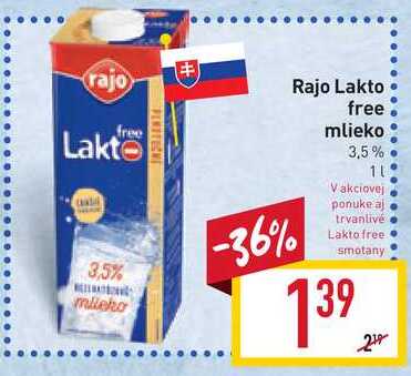 ARCHIV | Trvanlivé mlieko 1 l v akcii platné do: 3.12.2023 | Zlacnene.sk