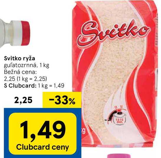 ARCHIV | Svitko ryža, 1 kg v akcii platné do: 14.12.2021 | Zlacnene.sk